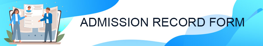 Admission Record Form (Examination) – CCDI Sorsogon Official Website